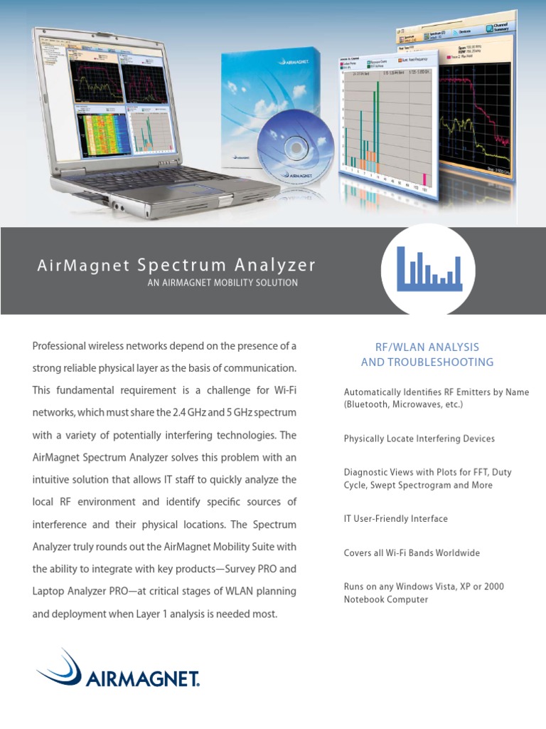 Spectrum Analyzer: Airmagnet | PDF | Science & Mathematics | Computers