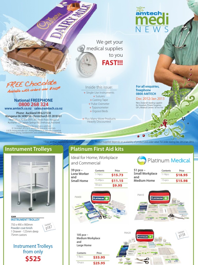 Amtech Medical Monthly Specials | PDF | Frequency