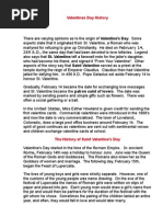 Speech On Valentine | PDF | Valentine's Day