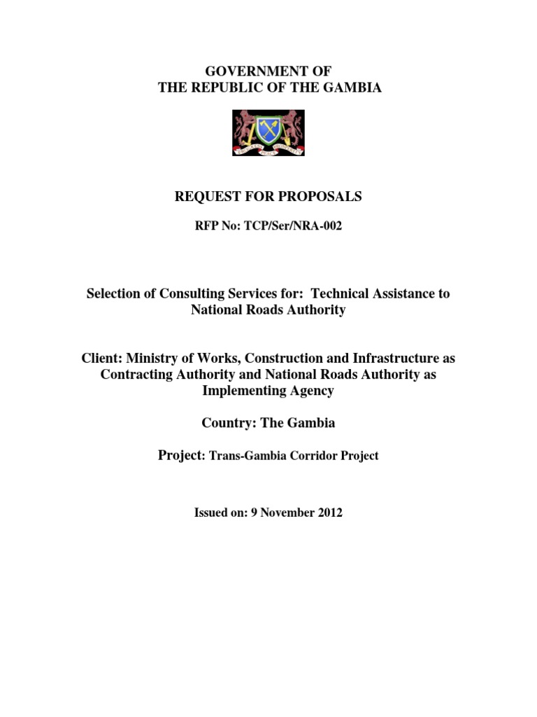 sample ToR | Audit | The Gambia