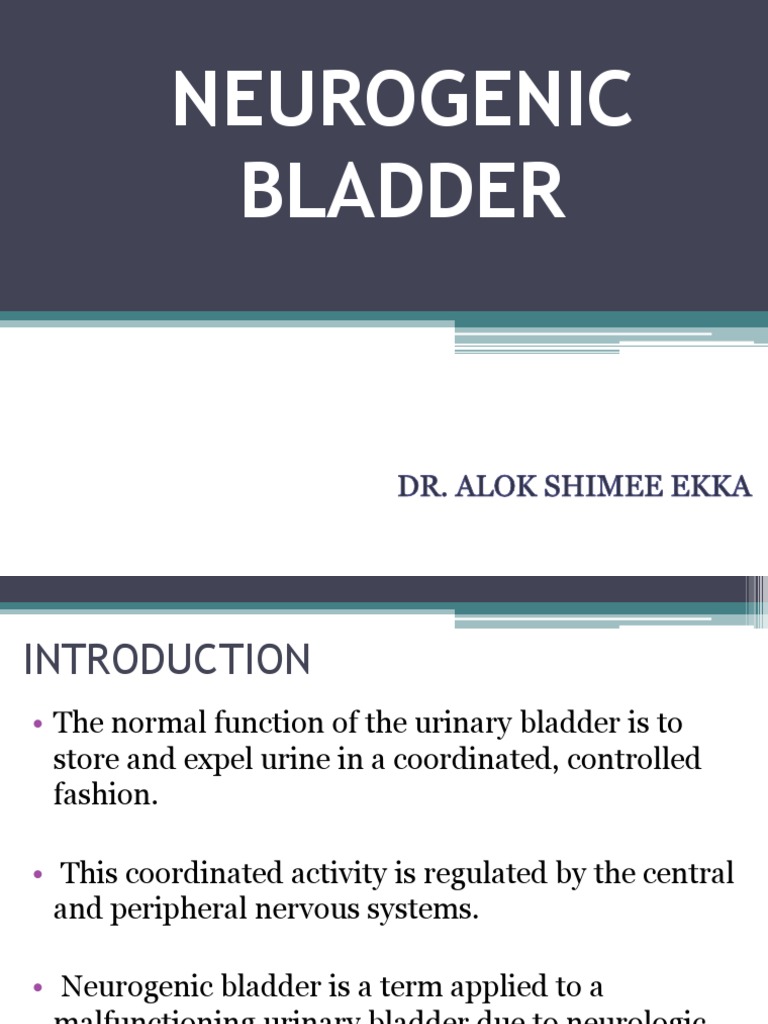 Neurogenic Bladder Pdf Urinary Incontinence Urination