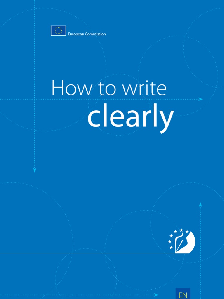 How To Write Clearly | PDF | European Union | European Commission