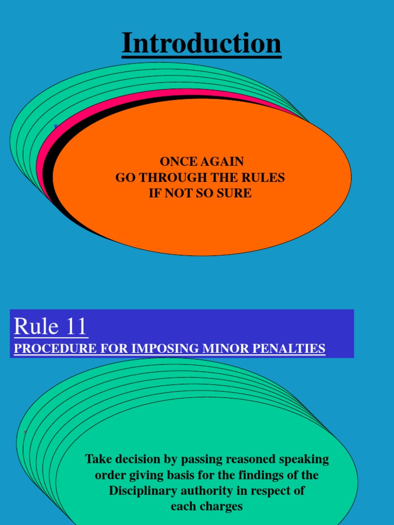 Discipline &appeal Rules and Annual Confidential Reports Are The Most ...