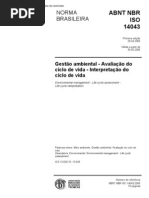 ABNT NBR ISO 14040 2009 Versão Corrigida 2014 - ACVida | PDF ...