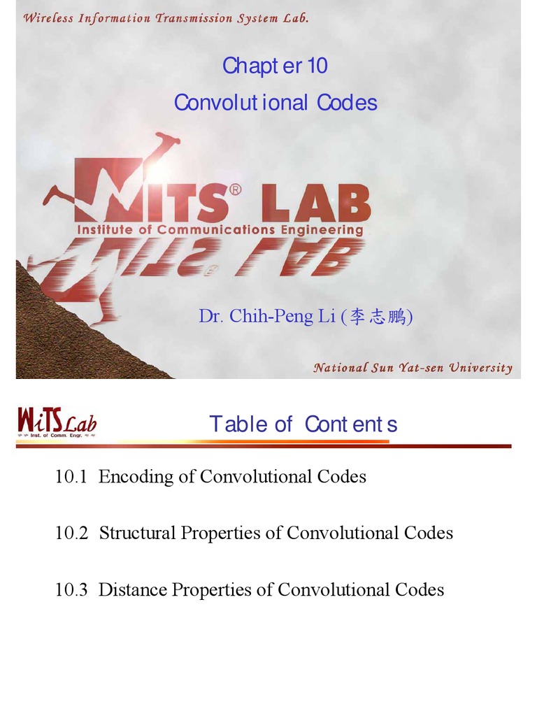 Convolutional Code (II) | PDF | Telecommunications Engineering | Mathematical Analysis