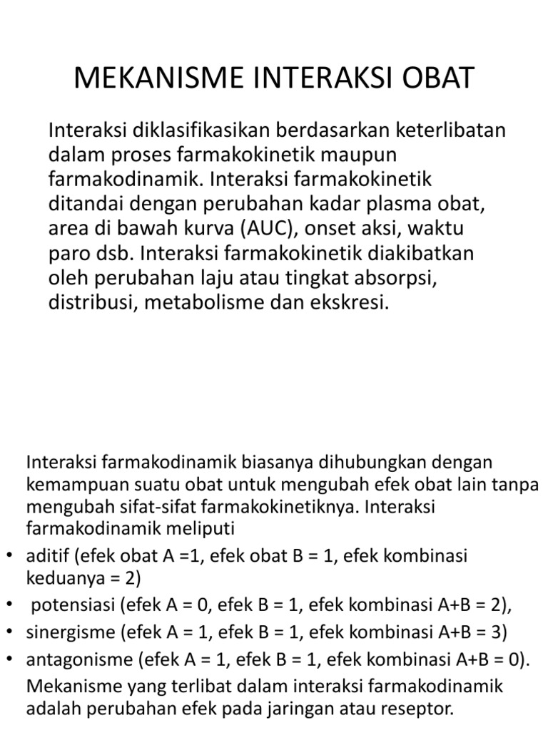Interaksi Obat | PDF