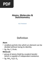 Mole Concept | PDF | Mole (Unit) | Molecules
