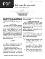 SciencePublishingGroup Manuscript Template | PDF | Note (Typography ...
