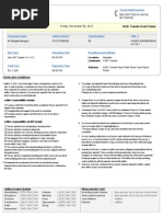 Red Bus Ticket Format | PDF | Ticket (Admission) | Bus