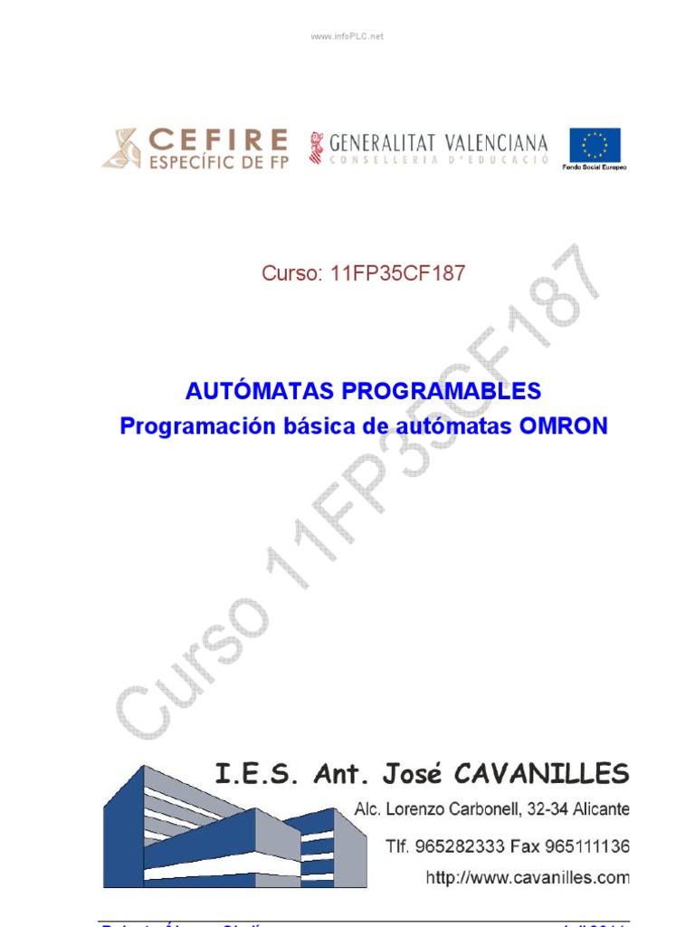 Curso Básico de Automatas OMRON | PDF | Poco | Memoria del ordenador