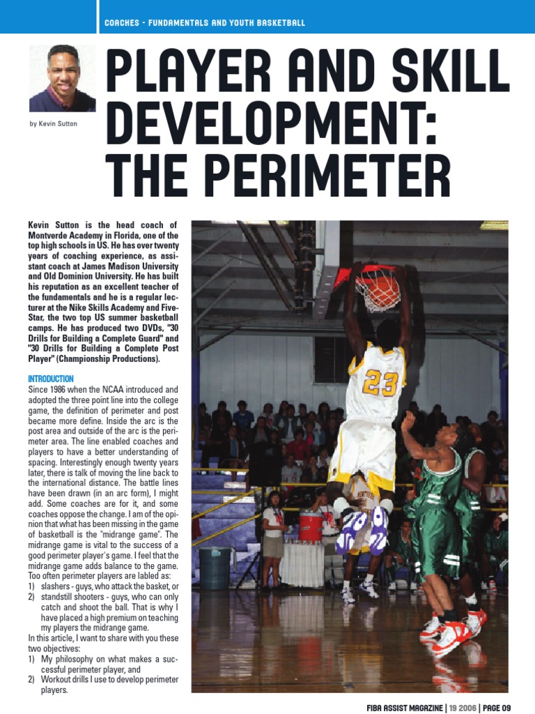 Kevin Sutton Perimeter Drills | PDF | Teams | Games Of Physical Skill