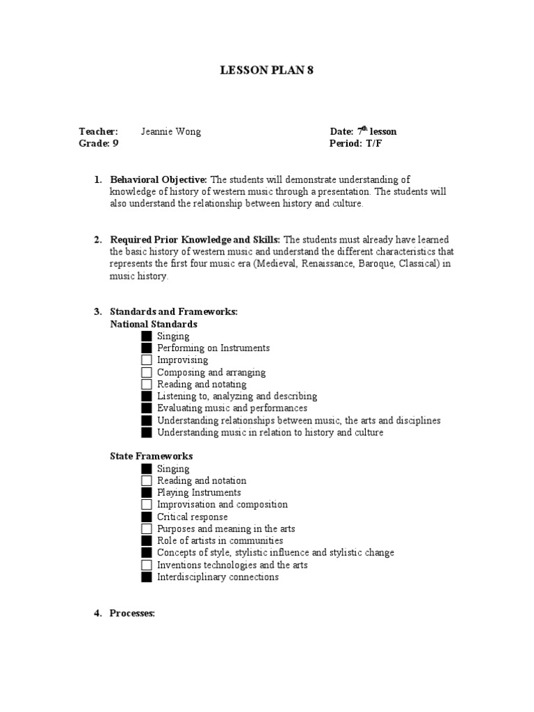 2ndary Lessonplan8 | PDF | Language Arts & Discipline