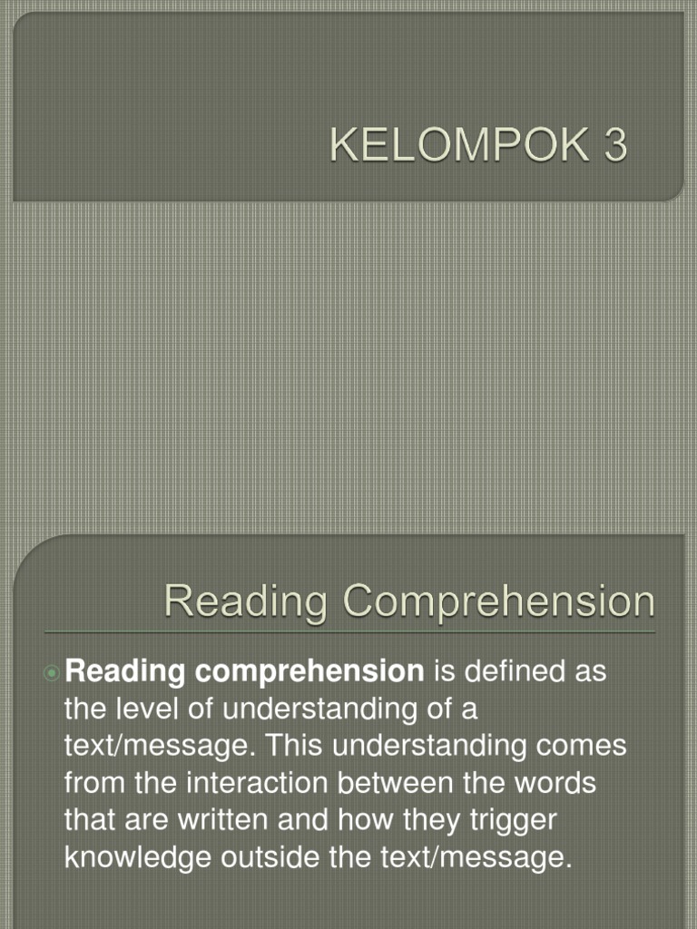 Reading Comprehension Test | PDF | Reading Comprehension | Communication