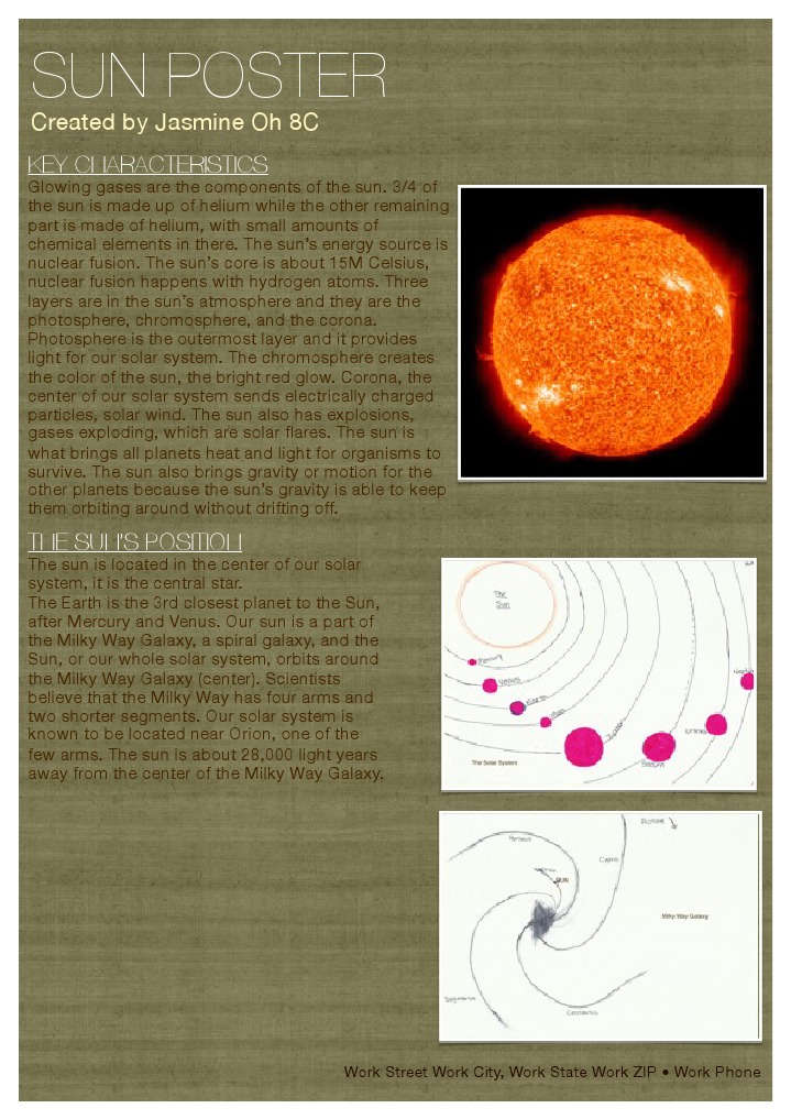 Sun Facts for Science Students | PDF