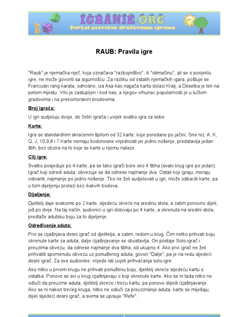 Raub | PDF