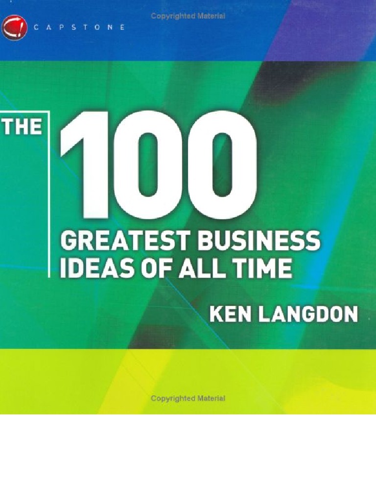 The 100 Greatest Business Ideas | PDF