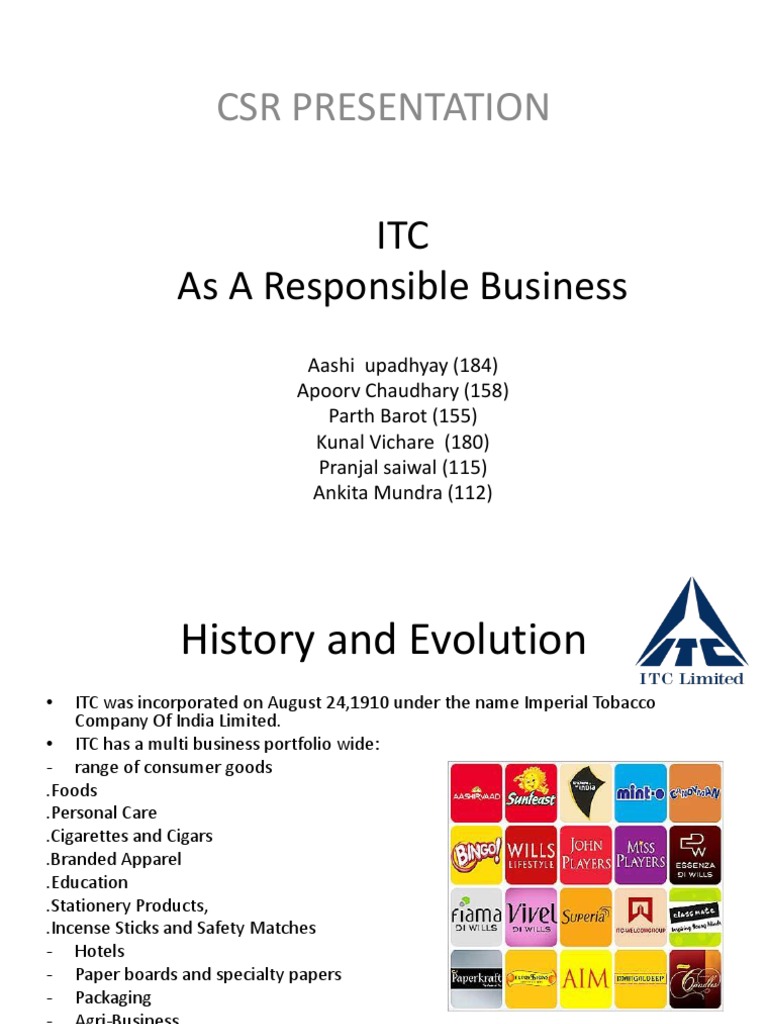 Itc CSR Initiatives | PDF | Agriculture | Economies