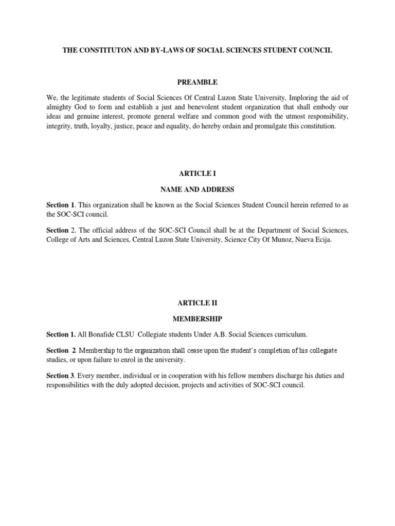 Constitution of Social Science | PDF | Constitutional Amendment ...