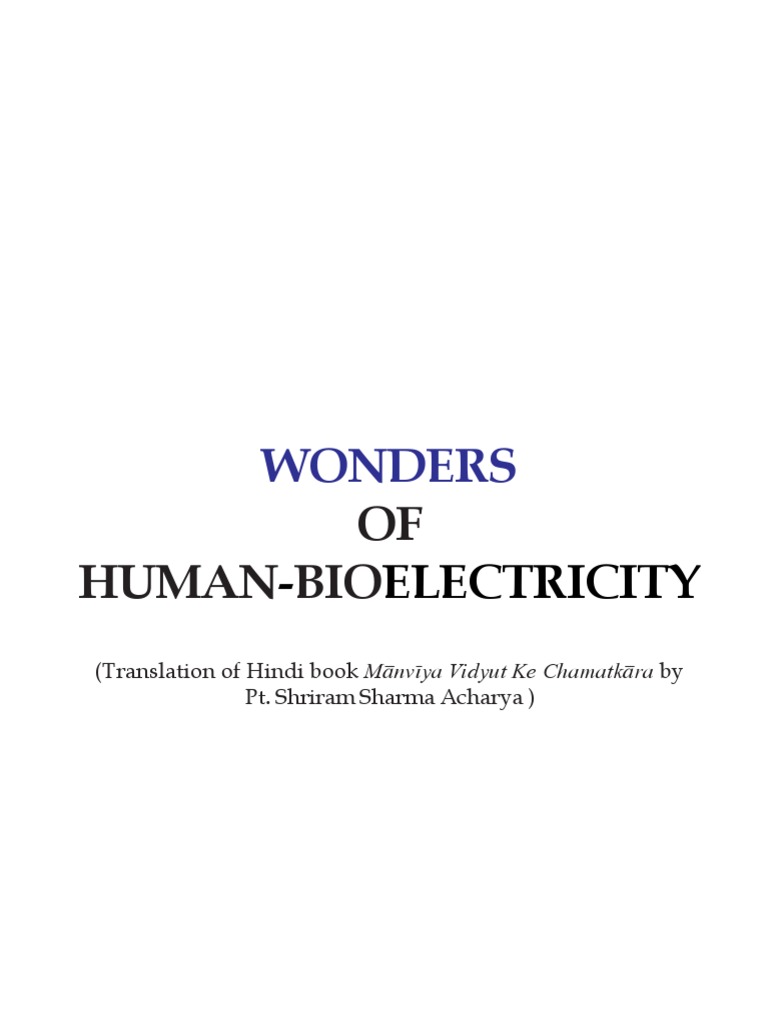 Bio Electricty | PDF | Self-Improvement