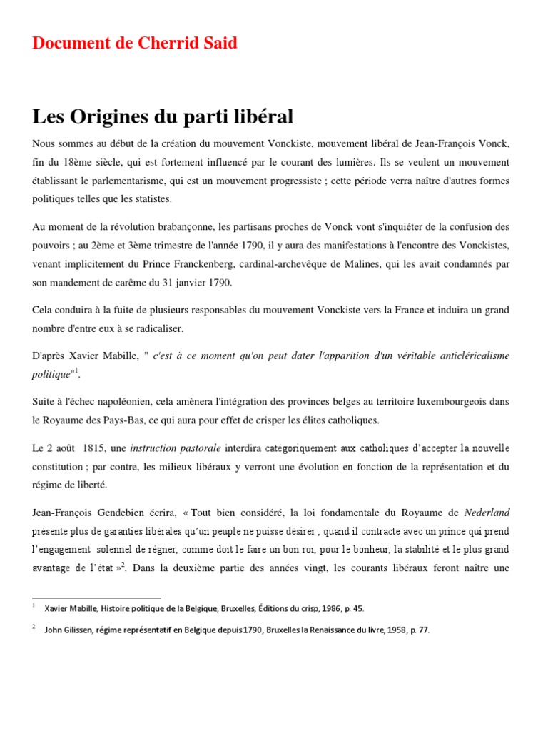 Parti Libéral Belge : Polipocket #4 : c’est quoi le MR et quel est son ...