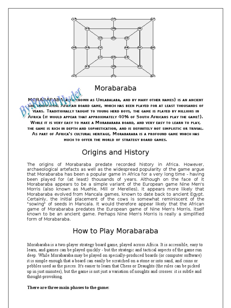 Morabaraba | PDF | Leisure