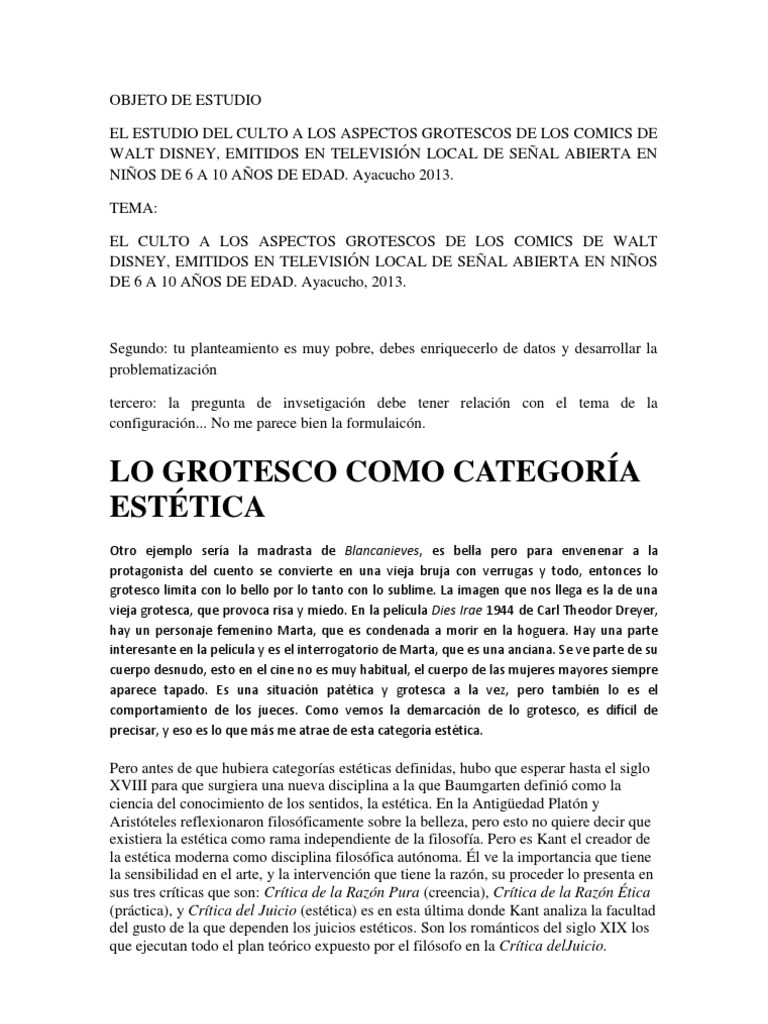 Gro Tesco | PDF | Grotesco | Estética