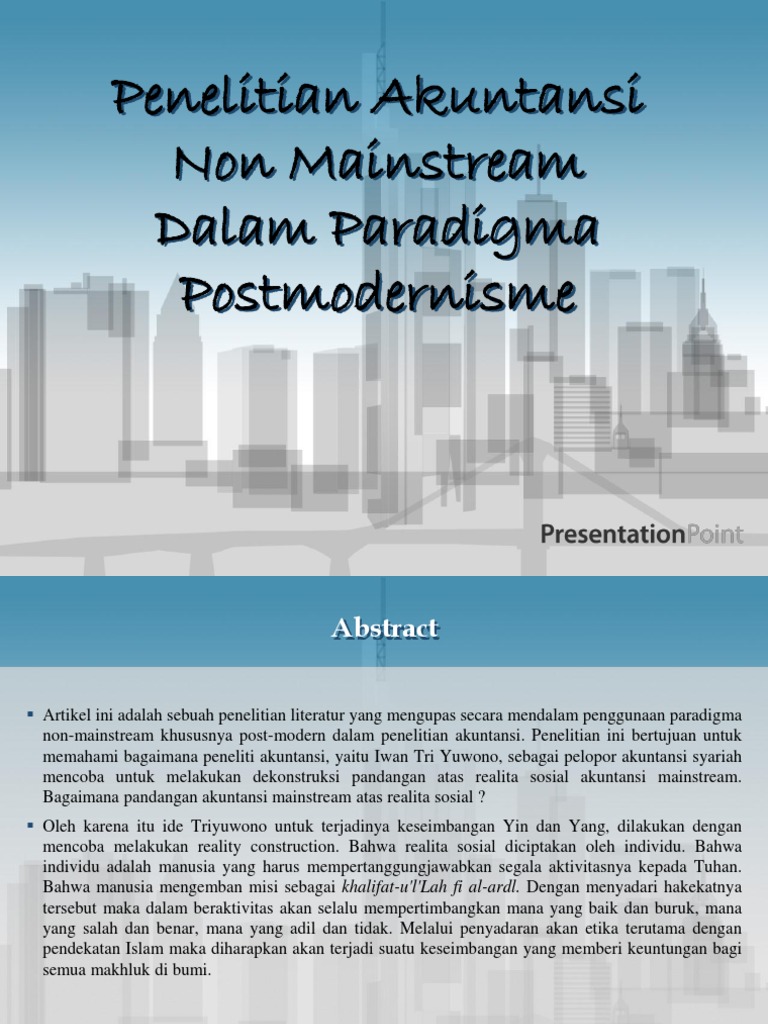 Postmodernisme Final | PDF
