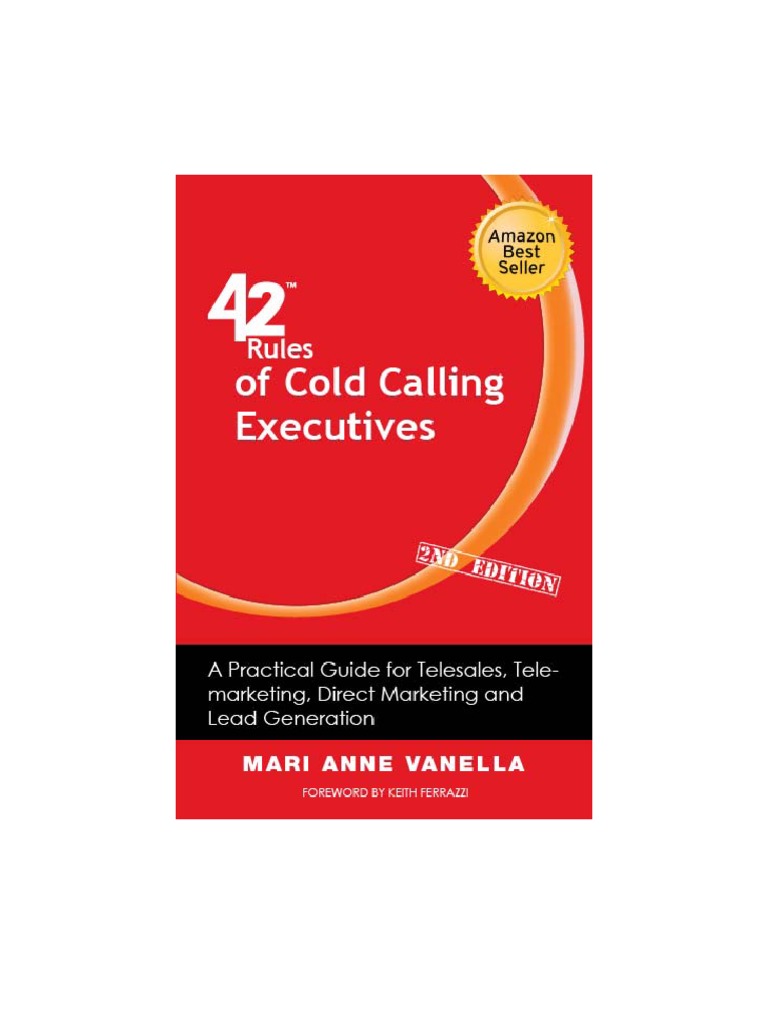 42 Rules of Cold Calling Executives (2nd Edition) | PDF | Sales | Voicemail