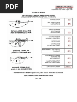 M16a2 Parts Diagram