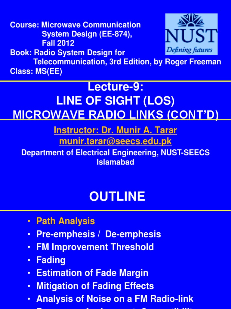 Microwave Communication System Overview | PDF | Frequency Modulation ...