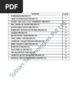Arm7 - Lpc2148 Embedded Processor Based Projects | PDF | Arm Architecture | Wireless