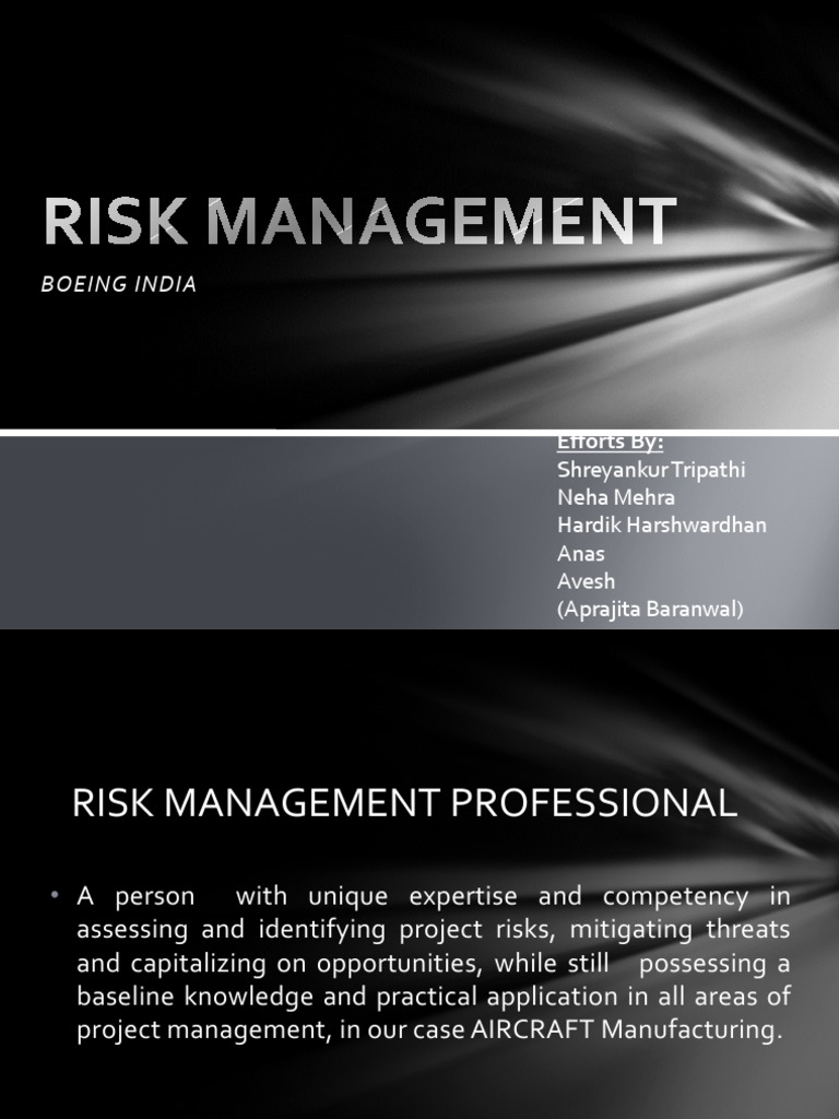 Boeing India: Efforts by | PDF | Risk Management | Risk