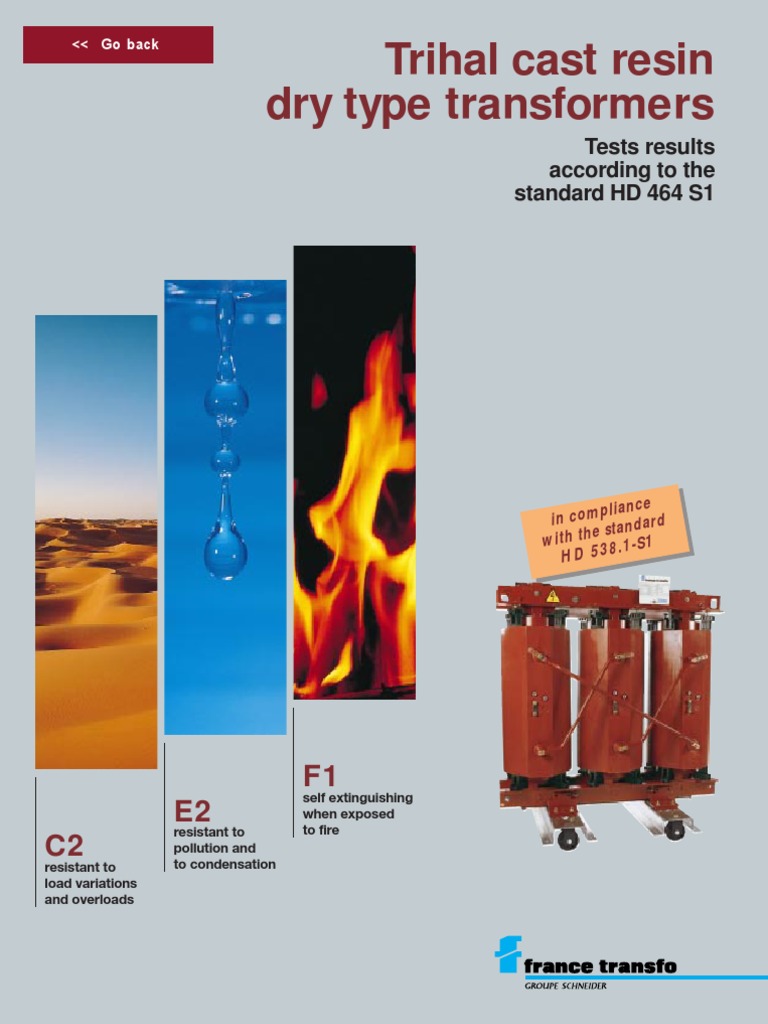Trihal Transformer | PDF | Transformer | Electrical Wiring