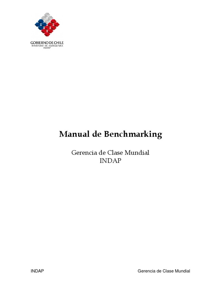 Manual de Benchmarking | PDF | Benchmarking | Planificación