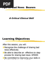 SPIKES Protocol for Breaking Bad News | PDF | Empathy | Nonverbal ...