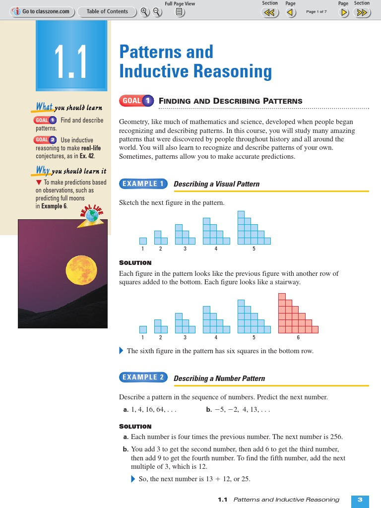 Inductive Reasoning and Patterns in Geometry | PDF | Art