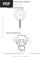 Letter Tracing Worksheet: F G H I J | PDF | Writing Implements | Stationery