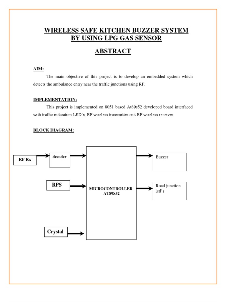 Wireless Kitchen Buzzer System | PDF