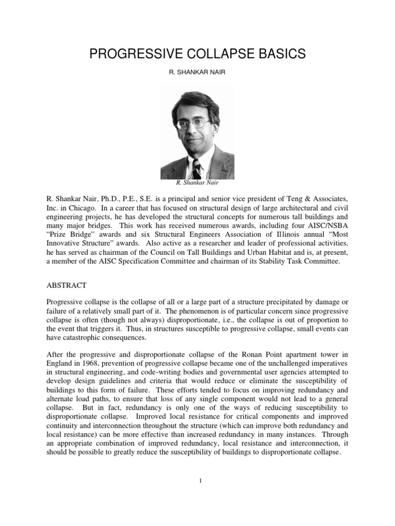 Understanding Progressive Collapse Design | PDF | Column | Engineering
