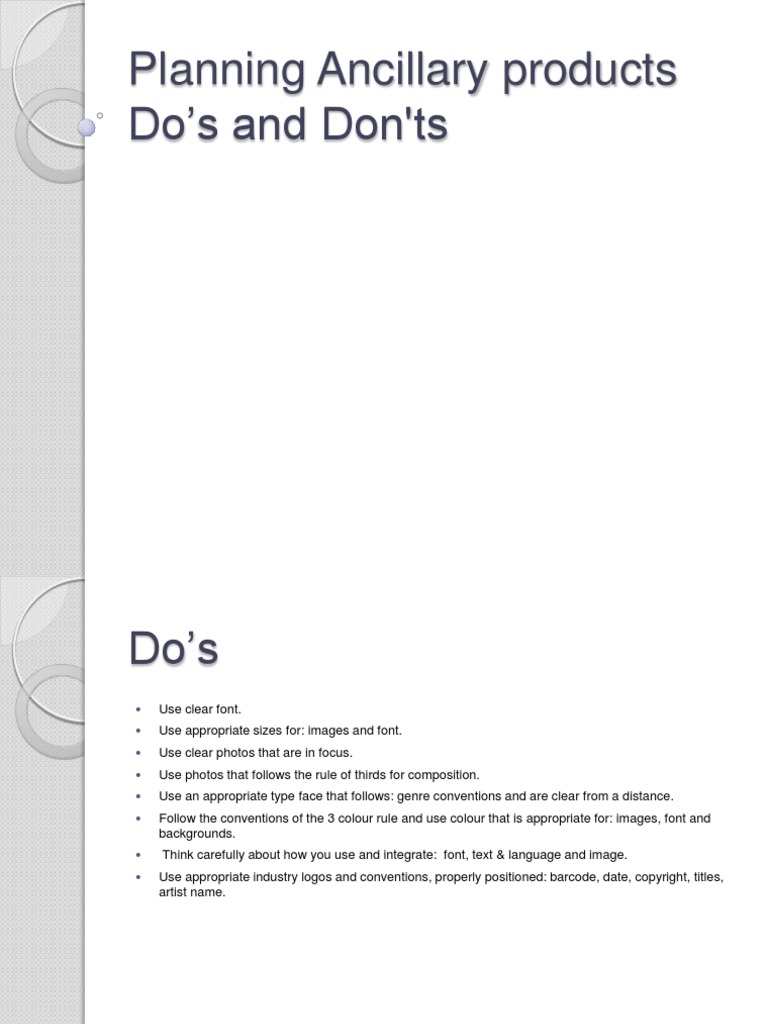 Planning Ancillary Products | PDF