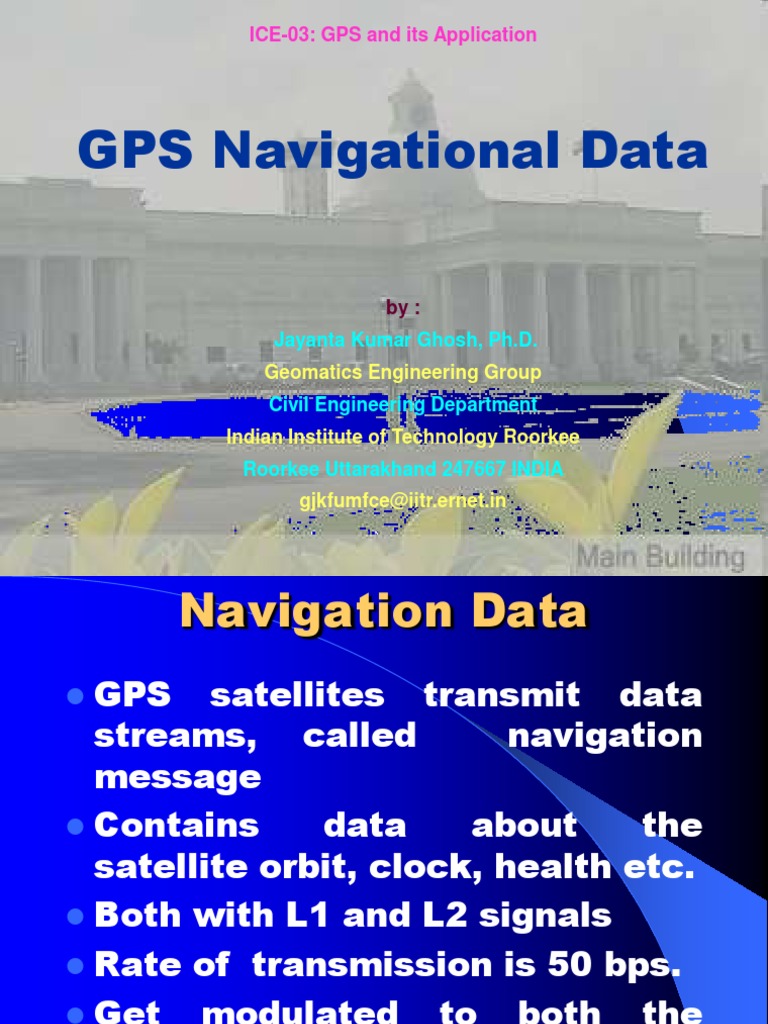 Navigational Data | PDF | Global Positioning System | Navigation