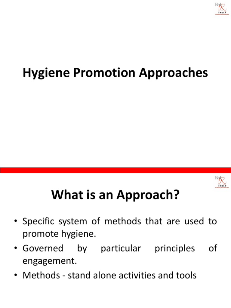 Approaches To Hygiene Promotion - 2 | PDF | Sanitation | Hygiene