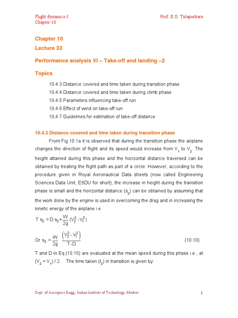 Analysis of Factors Influencing Aircraft Take-Off Performance and ...