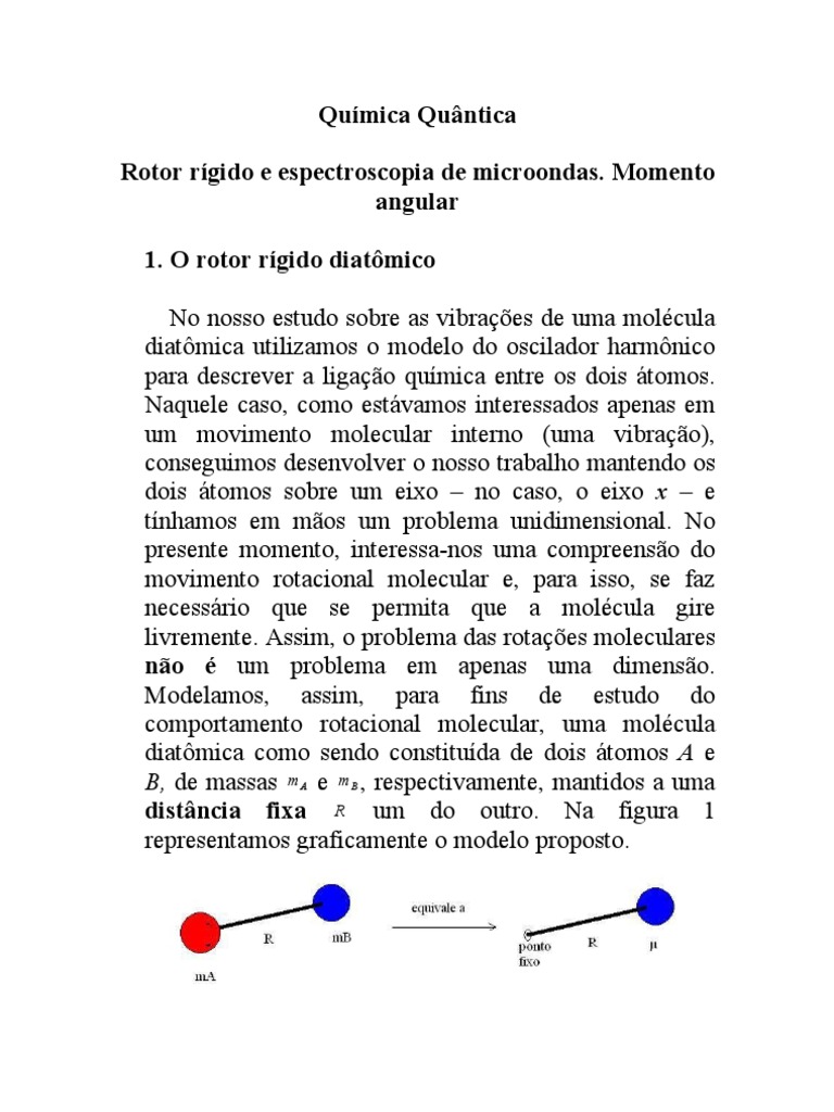 Rotacoes - Modelo de Rotor Rigido | PDF | Momento Angular | Equações ...