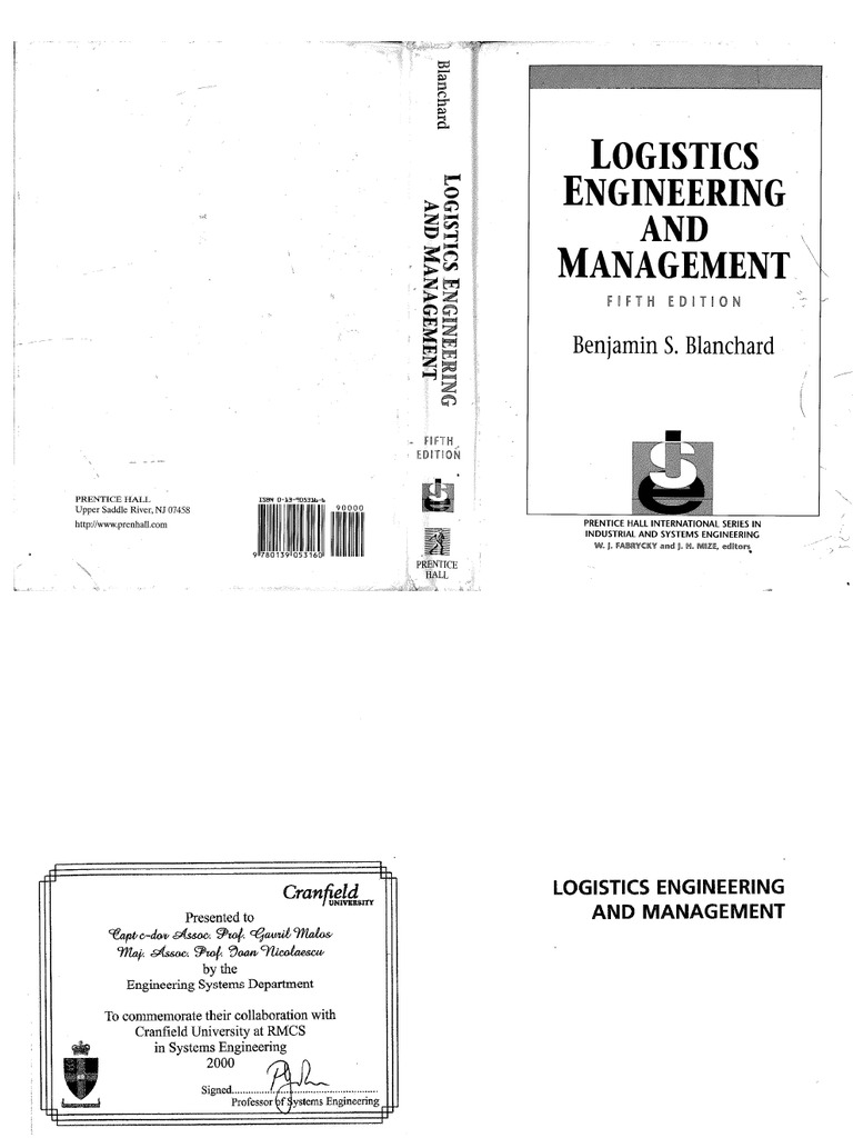 Logistics Engineering and Management | PDF
