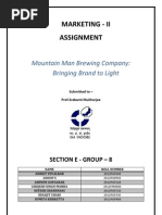 Mountain Man Brewing Company Case Study | PDF | Beer | Brand