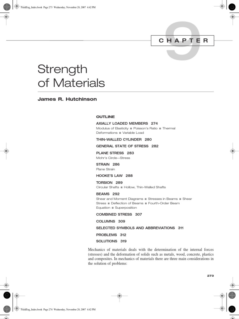 Strength of Materials 2 | PDF | Bending | Deformation (Engineering)