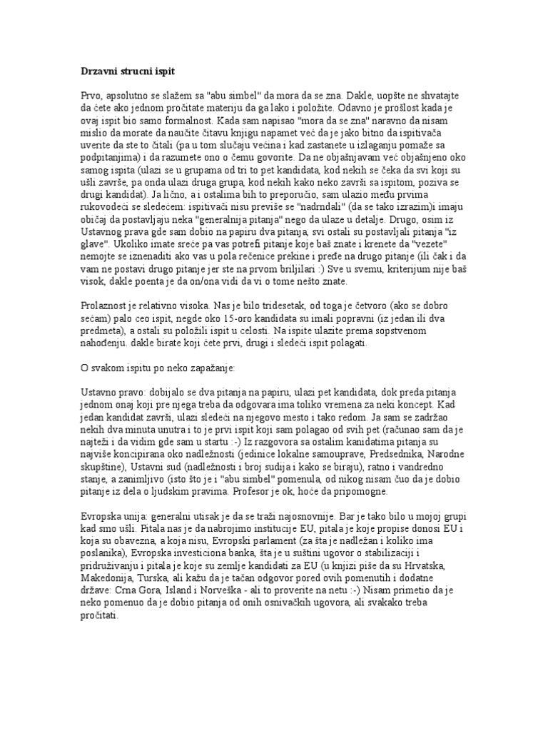 Drzavni strucni ispit