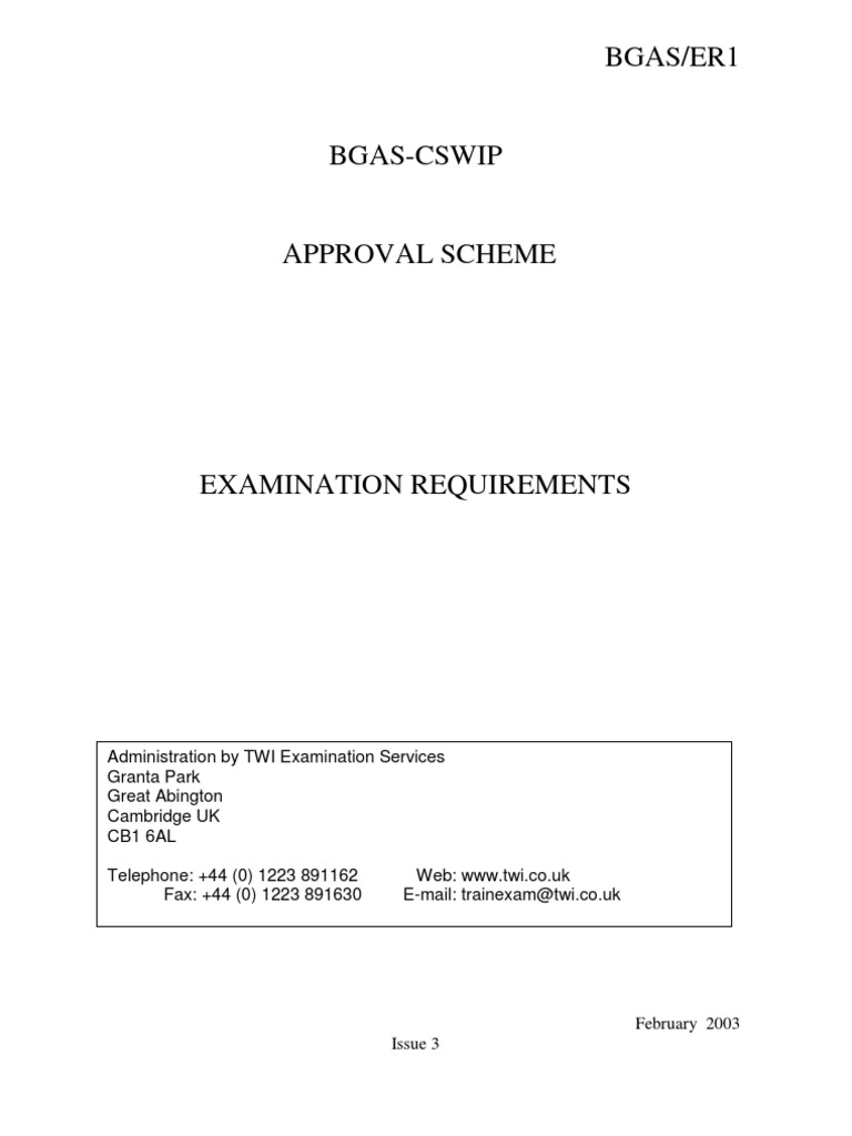 B Gas Examination Requirements | PDF | Nondestructive Testing | Pipe ...