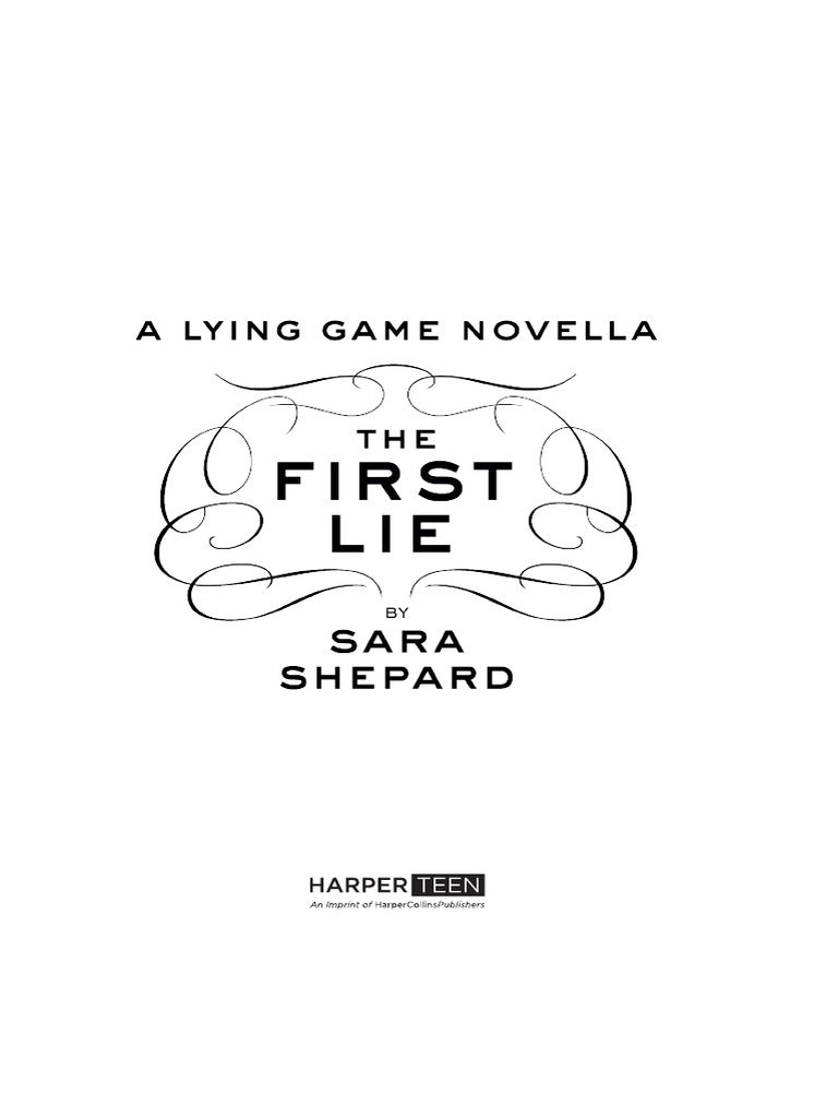 The First Lie: A Lying Game Novella | PDF | Business